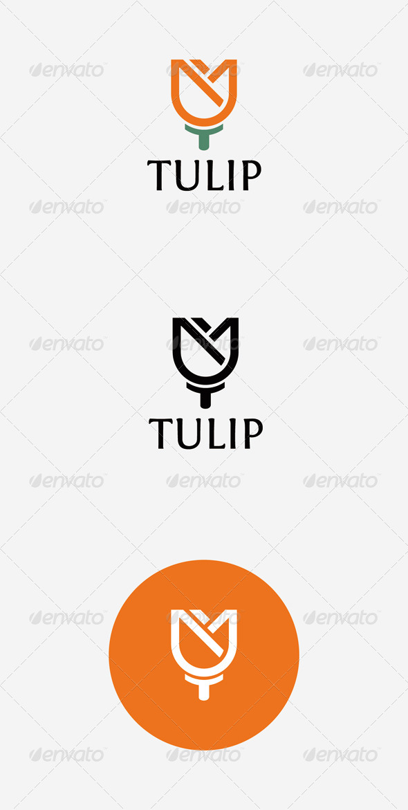 Tulip Logo, Logo Templates | GraphicRiver