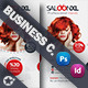 Saloon Business Card Template, Print Templates | GraphicRiver