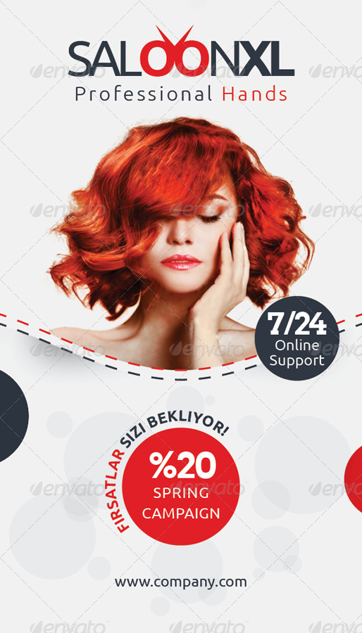 Saloon Business Card Template, Print Templates | GraphicRiver