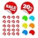 Set of Multicolor Stickers, Vectors | GraphicRiver