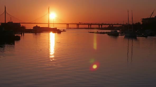 Sunset And Hydrocycles, Stock Footage | VideoHive