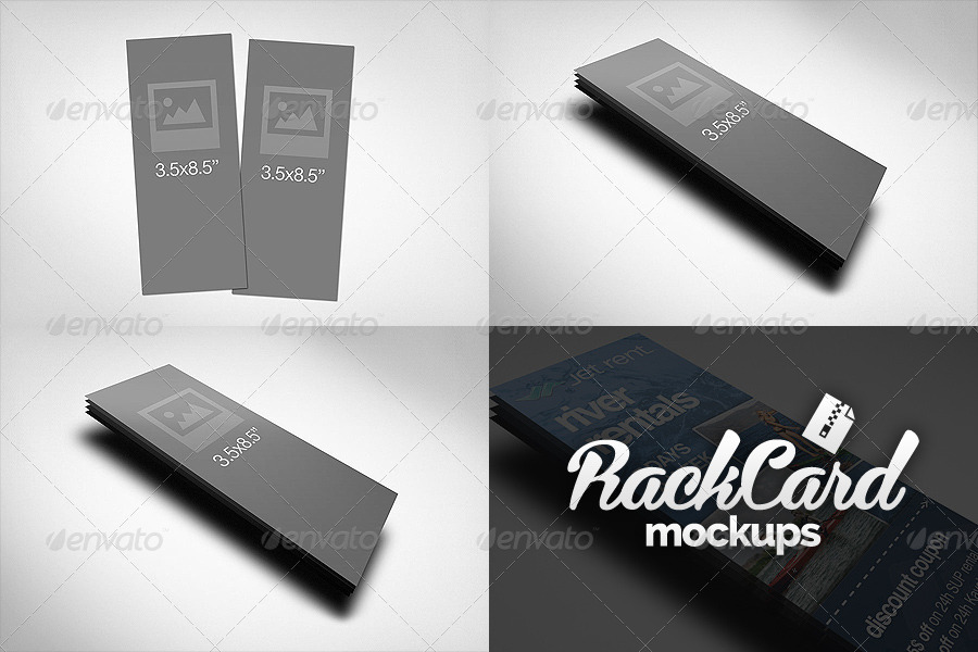 Rack Card Mockups Pack, Graphics | GraphicRiver