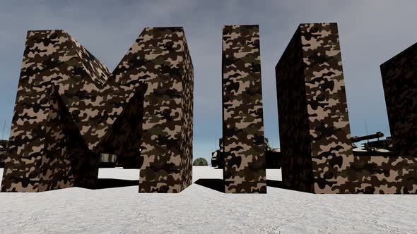 Military Text and Tanks, Motion Graphics | VideoHive