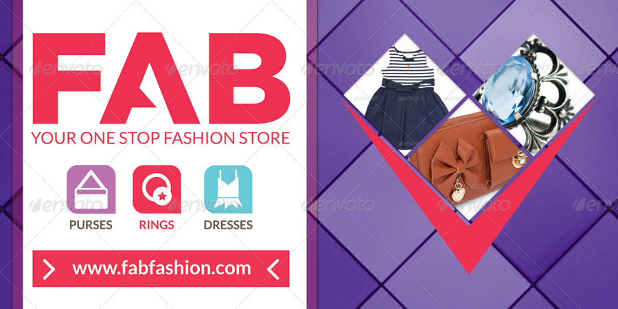 Fab Fashion Sale Signage Pack, Print Templates | GraphicRiver