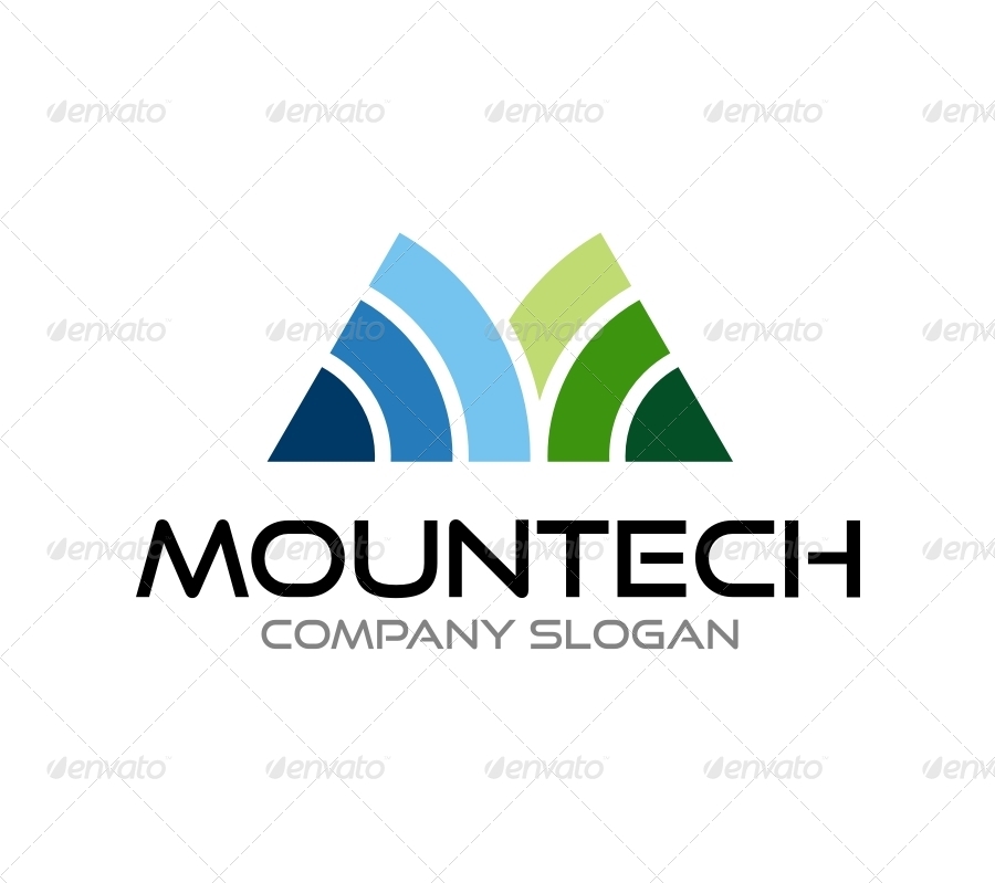 Mountech Logo Template, Logo Templates | GraphicRiver