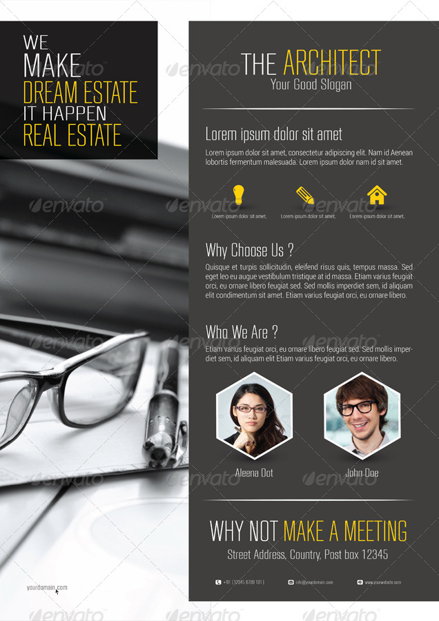 The Architect Flyer/Poster by Vicasso | GraphicRiver