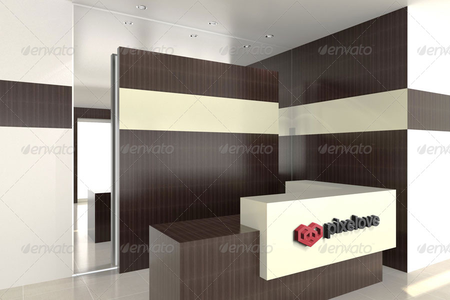 Office Interior Logo Mockups, Graphics | GraphicRiver