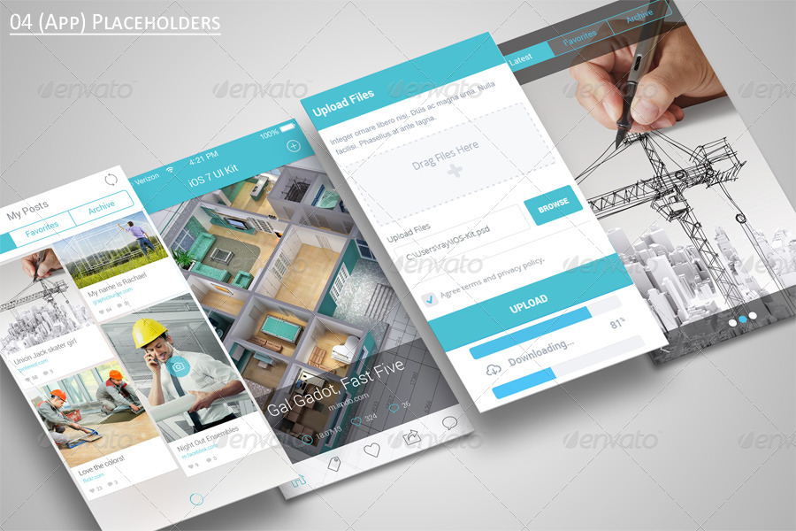 Mobile Application Showcase Mockup, Graphics | GraphicRiver