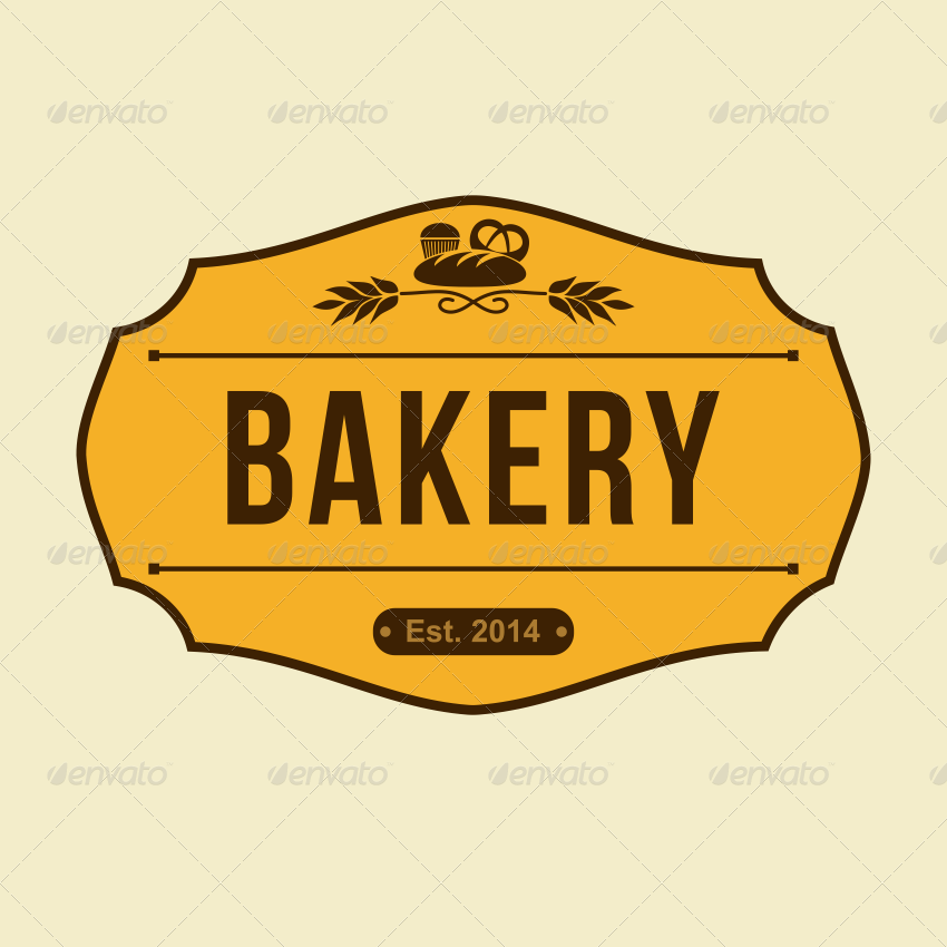 8 Bakery Vector Logo Badges, Web Elements | GraphicRiver