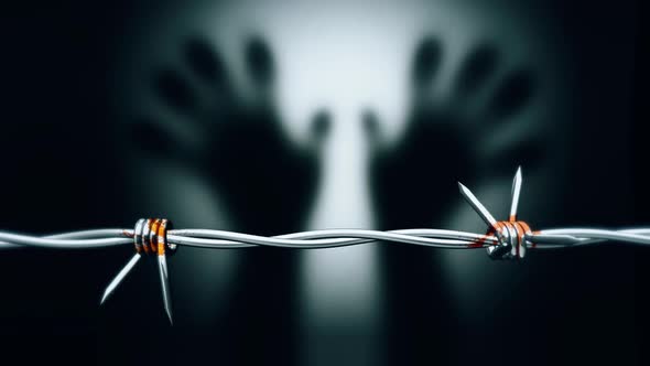 Animated 3d barbed wire, Motion Graphics | VideoHive