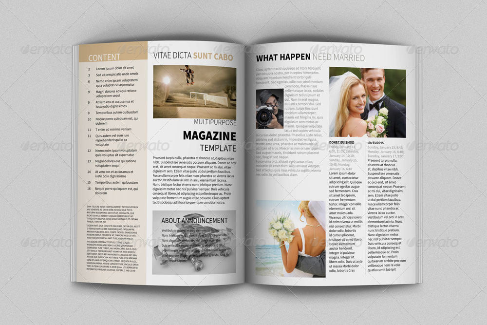 Multipurpose Magazine/Newsletter Template, Print Templates | GraphicRiver