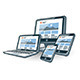 Responsive Website Design on Different Electronics , Vectors | GraphicRiver