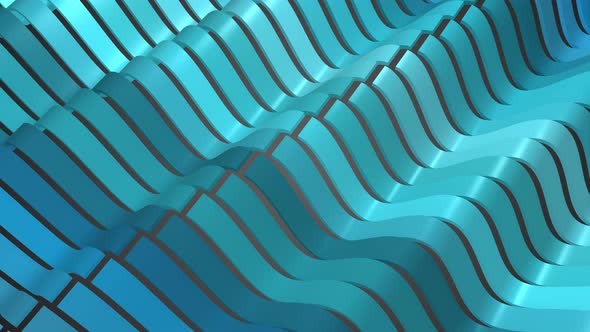 ribbon wave pattern with louver effect, Motion Graphics | VideoHive