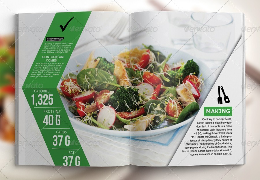 Food Magazine Template, Print Templates | GraphicRiver
