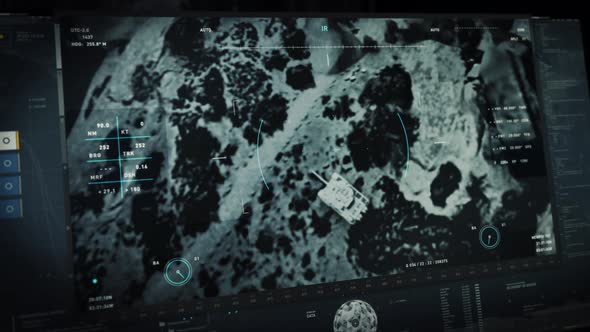 Military Weapon control system locating enemy tank and striking it with ...