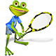 Frog Tennis, Graphics | GraphicRiver