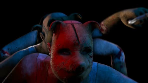 Butcher psycho killers dancing in a club, Motion Graphics | VideoHive