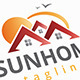 Sun Home Logo, Logo Templates | GraphicRiver