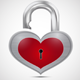 Open Metal Heart Padlock, Vectors | GraphicRiver
