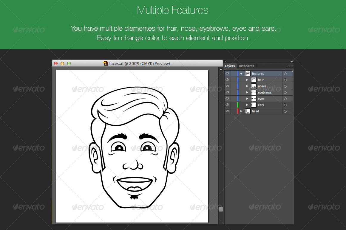 Avatar Creator, Vectors | GraphicRiver