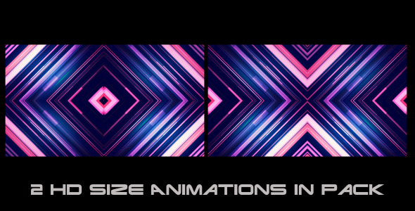 Neon Arrow & Box Lights 02, Motion Graphics | VideoHive