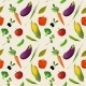 Vegetables Seamless Pattern, Vectors | GraphicRiver