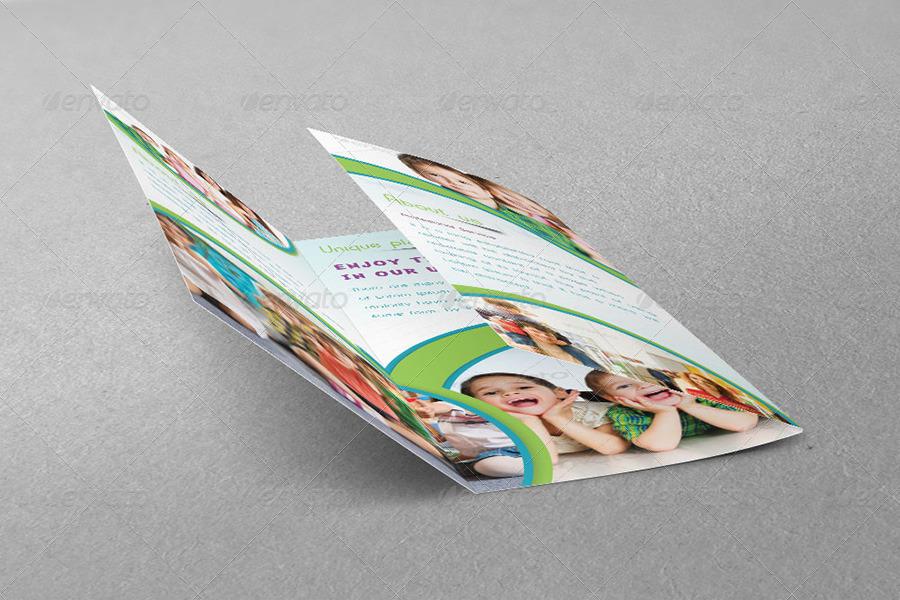 Kids Tri-Fold Brochure, Print Templates | GraphicRiver