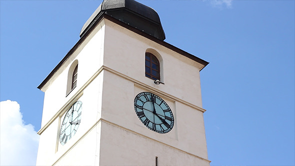 Old Clock Watchtower, Stock Footage | VideoHive
