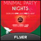 Minimal Party Flyer, Print Templates | GraphicRiver