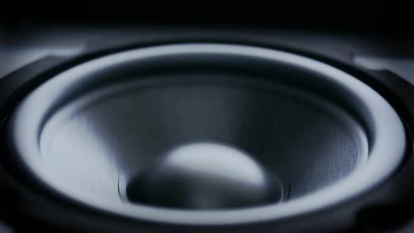 Thumping Bass Audio Speaker., Stock Footage | VideoHive