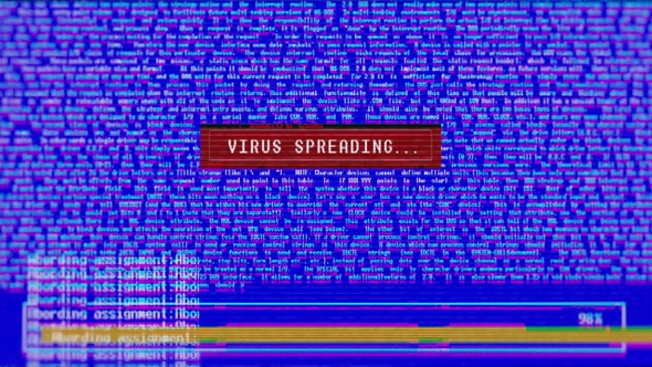 Computer Virus Spreading, Motion Graphics | VideoHive