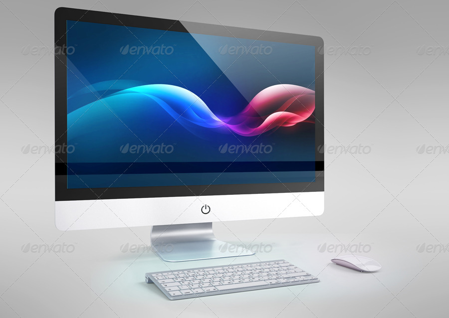 The Big Desktop Screen Mock-up, Graphics | GraphicRiver