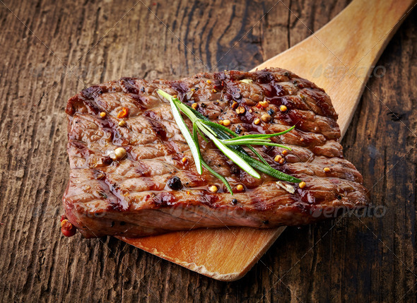 grilled beef steak Stock Photo by magone | PhotoDune