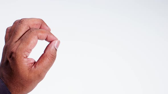 Hand Gesture Rubbing Finger Tips, Stock Footage | VideoHive