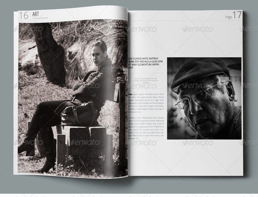 Minimal Magazine , Print Templates | GraphicRiver