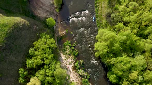 View of the River From Above, Stock Footage | VideoHive