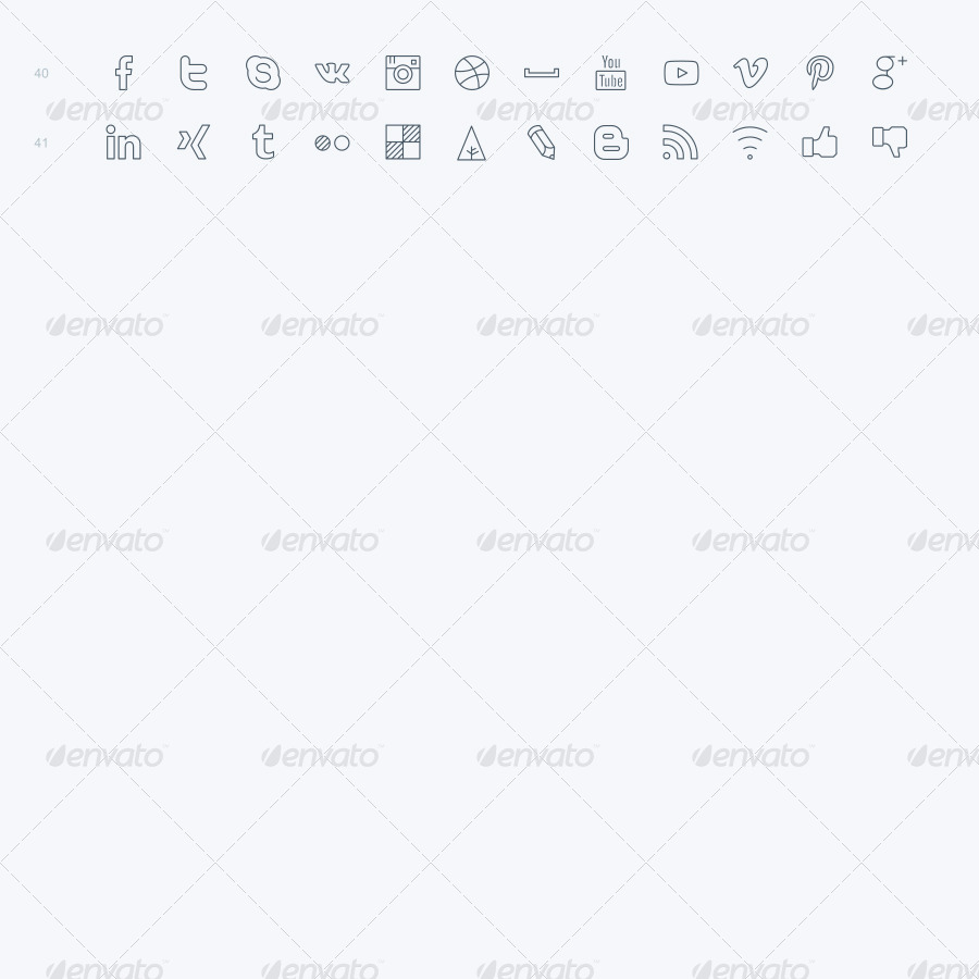 The Line Icons 492, Icons | GraphicRiver