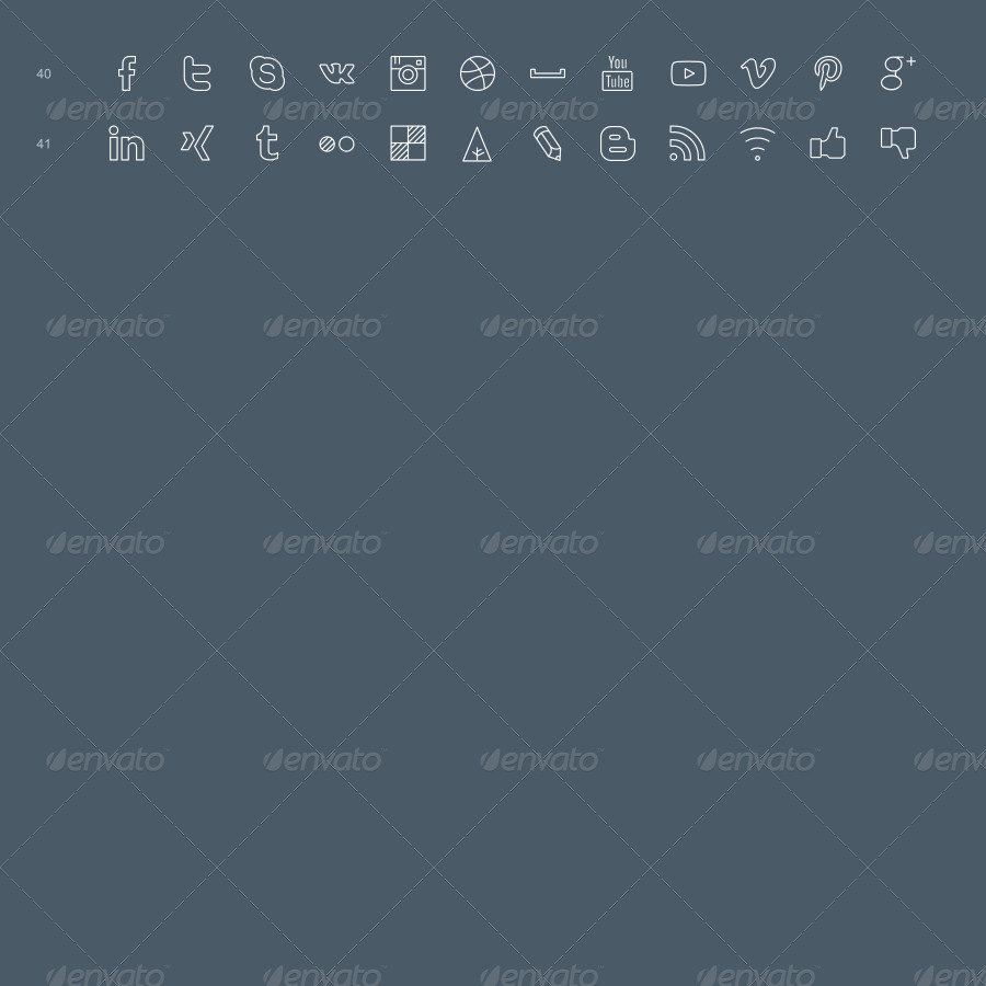The Line Icons 492, Icons | GraphicRiver