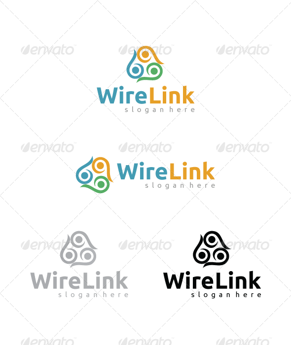 Wire Link, Logo Templates | GraphicRiver