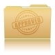 Folder with Approved Stamp, Vectors | GraphicRiver