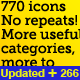 770 Icons, Almost all You'll Ever Need in 1 Place, Icons | GraphicRiver