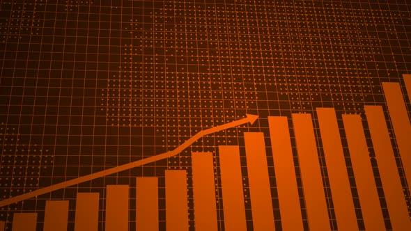 Brown Color Business Chart Animation, Motion Graphics | VideoHive