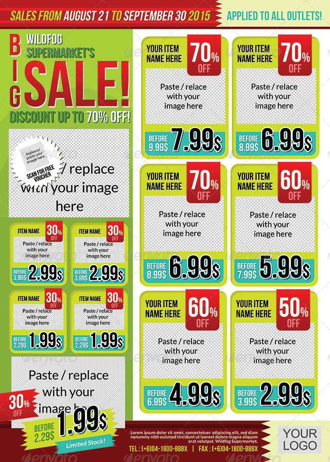 Big Sale Promotion Flyer, Print Templates | GraphicRiver