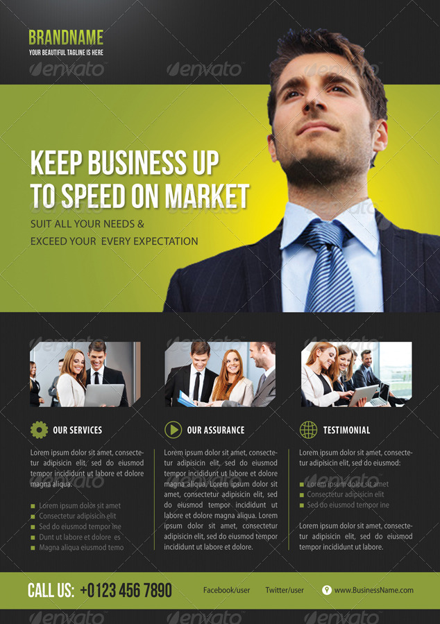 3 in 1 Corporate Flyers Bundle 13, Print Templates | GraphicRiver