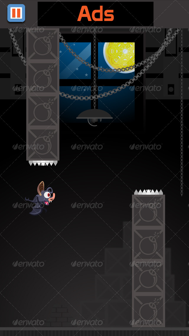 Flappy Bat Game Assets, Game Assets | GraphicRiver