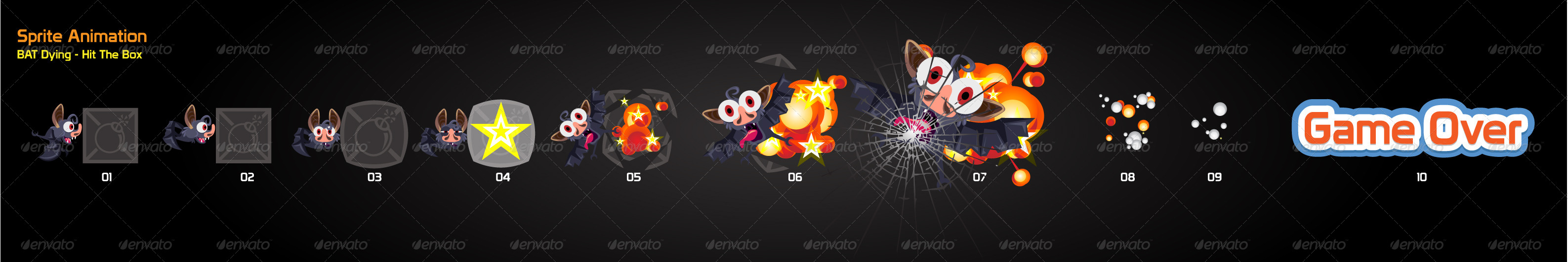 Flappy Bat Game Assets, Game Assets | GraphicRiver