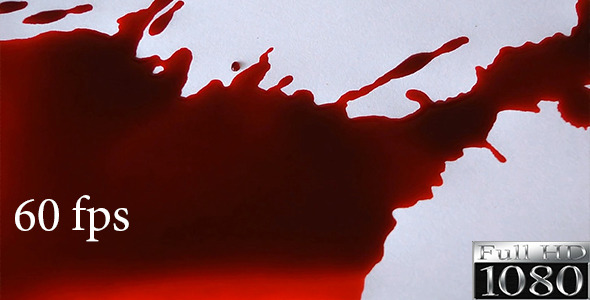 Red Ink Spilled Over Paper, Stock Footage | VideoHive