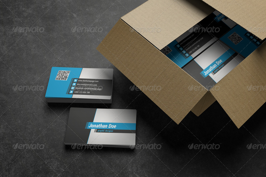 Edgy Style Business Card, Print Templates | GraphicRiver