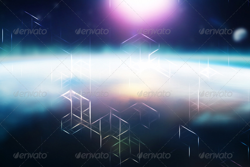 Space Light Backgrounds, Graphics | GraphicRiver