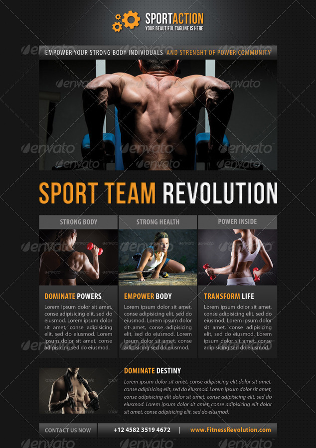3 in 1 Sport Activity Flyer Bundle 06, Print Templates | GraphicRiver